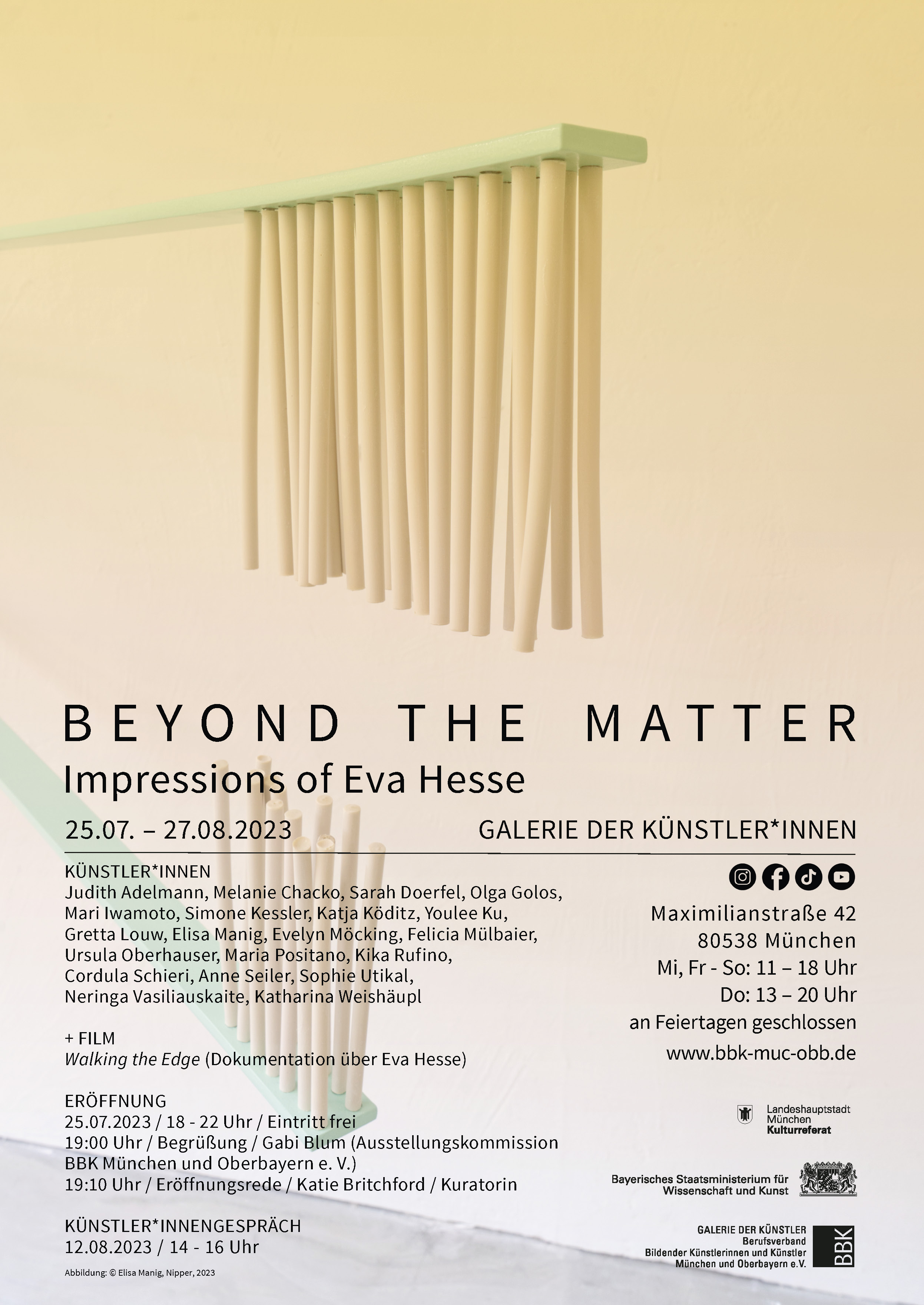 BEYOND THE MATTER - Impressions of Eva Hesse in der Galerie der ...
