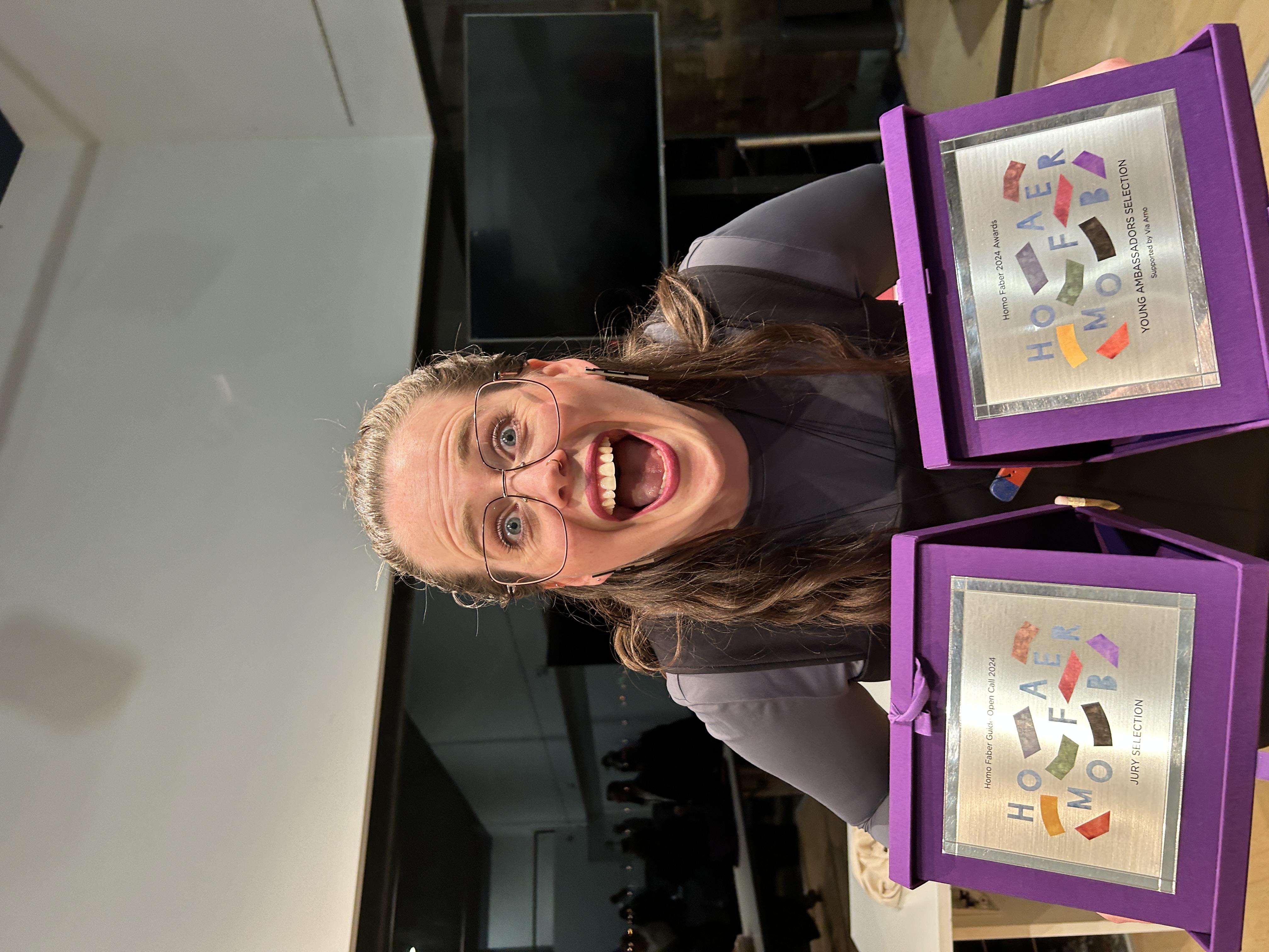 Julia Obermaier wins Young Ambassadors Award at the Homo Faber exhibition